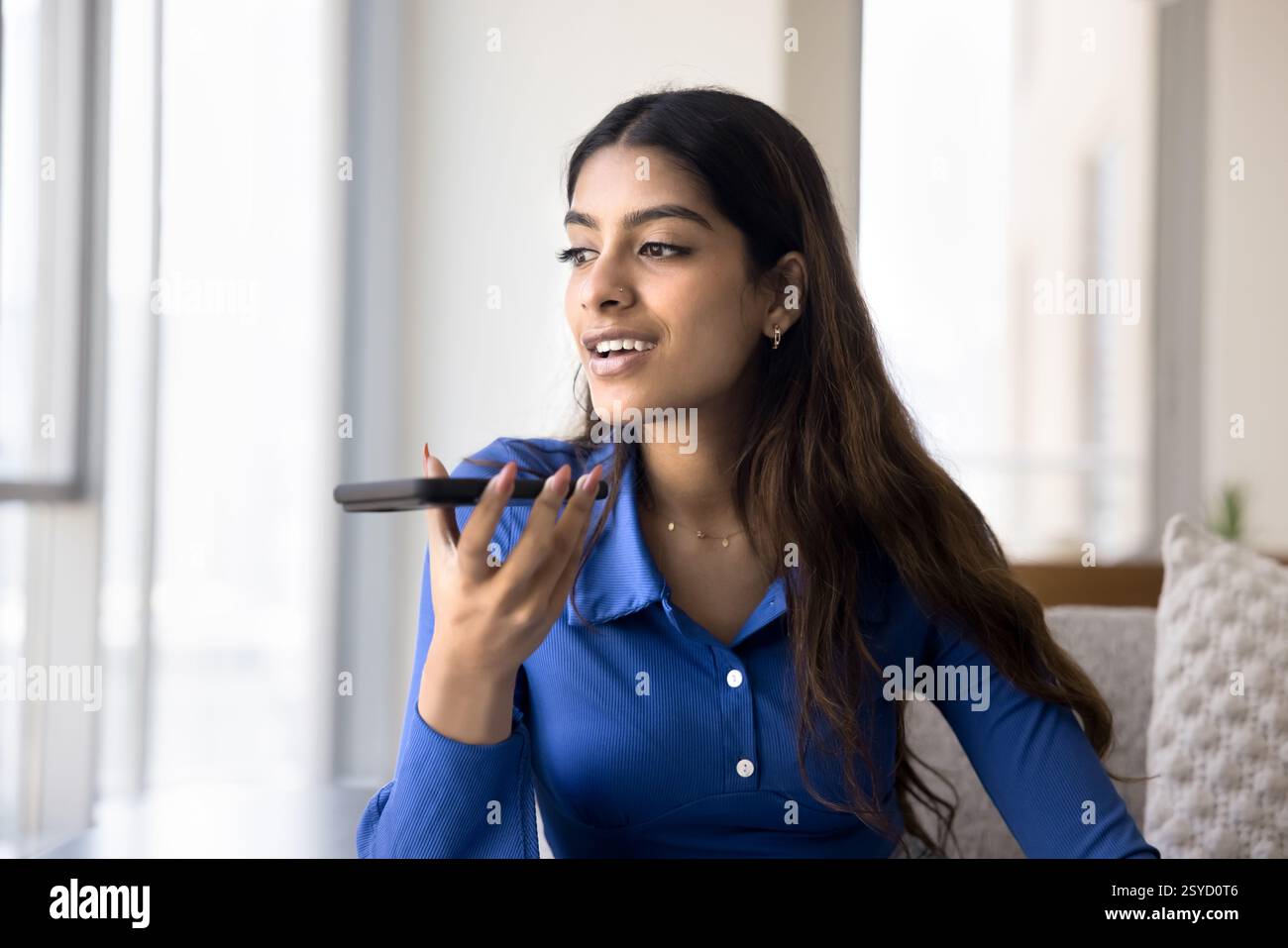 Indian woman lead talk hi-res stock photography and images - Alamy