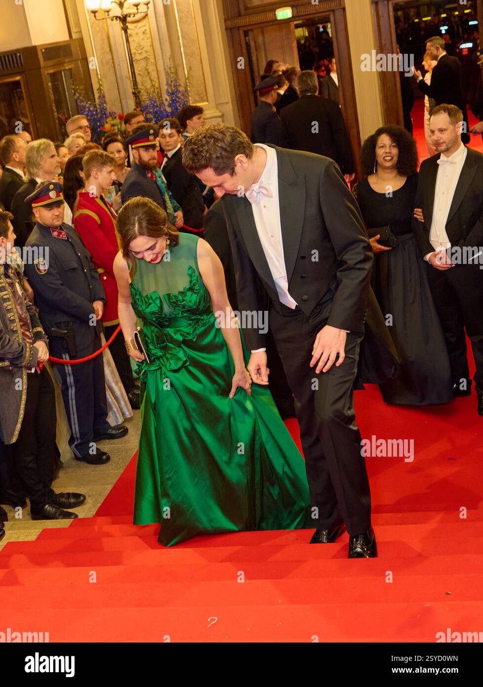 at the Vienna State Opera in Vienna, Austria. , . on 27 February 2025 ...