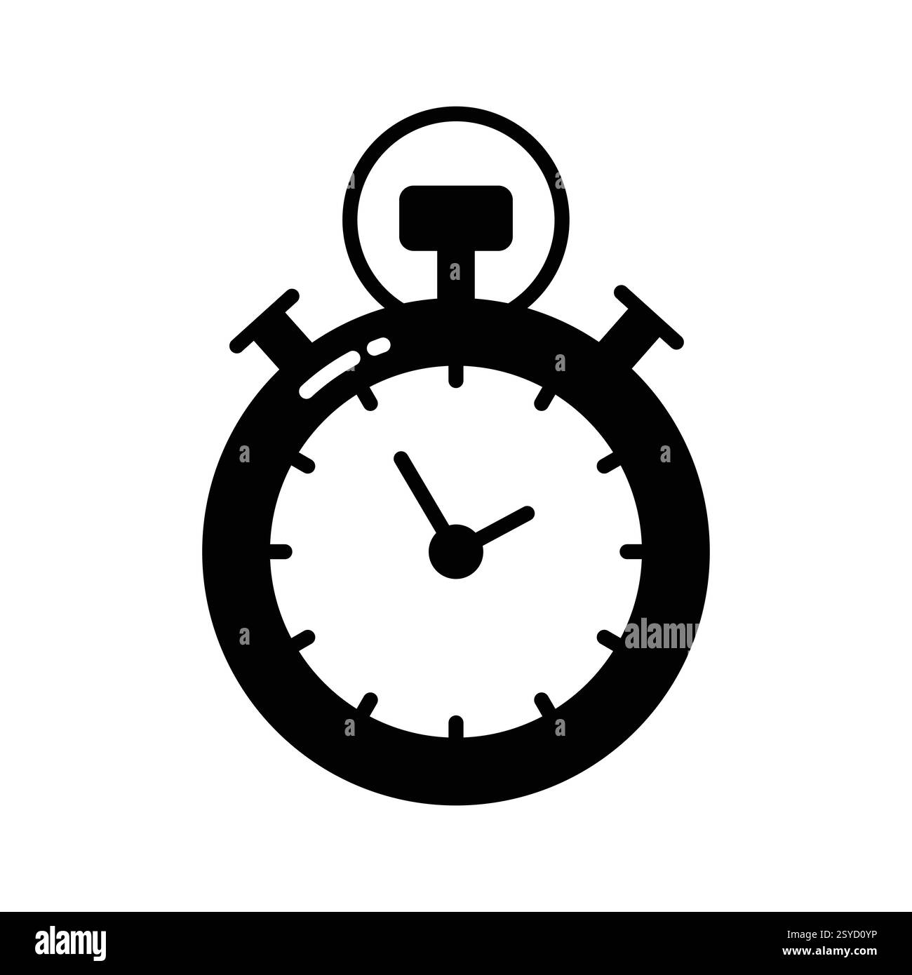 Download This Premium Vector Of Stopwatch Timer In Editable Style Ready To Use Icon Stock