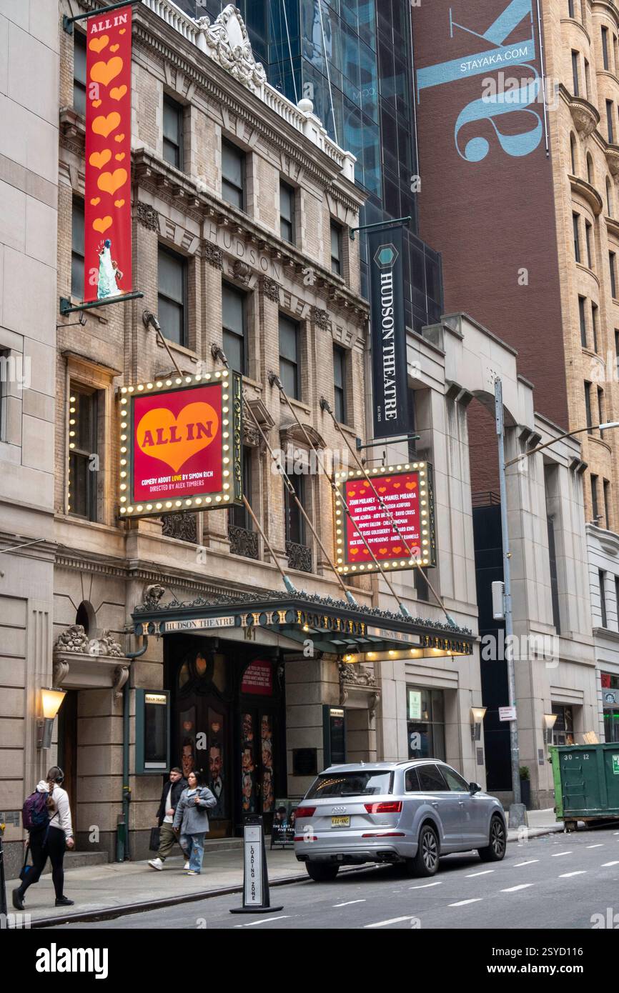 Hudson Theatre Marquee "All In" at the Millennium Broadway Hotel, NYC ...