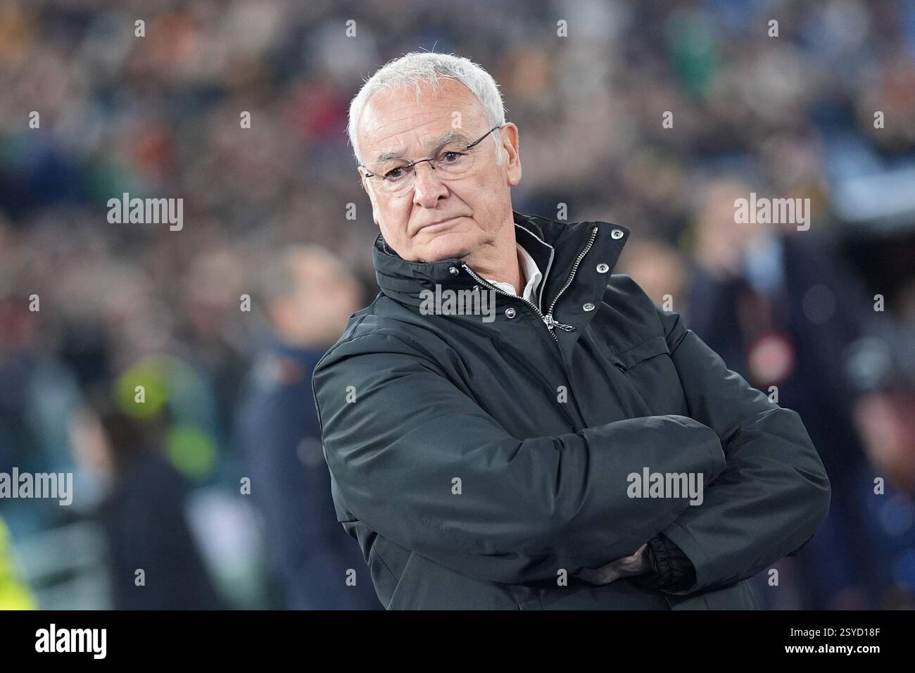 Roma’s head coach Claudio Ranieri during the UEFA Europa League between ...