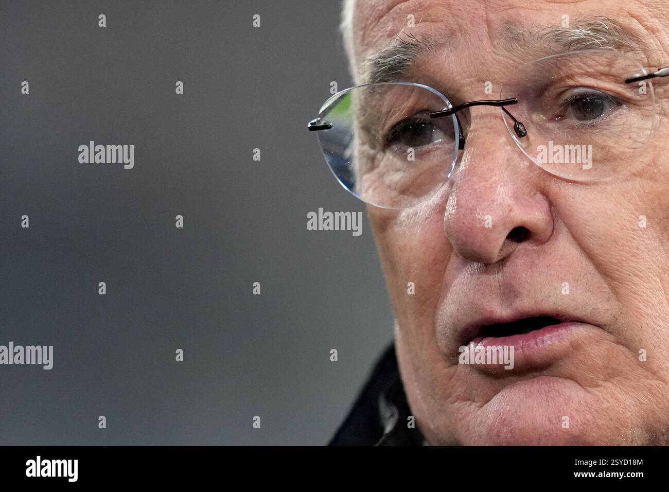 Roma’s head coach Claudio Ranieri during the UEFA Europa League single ...