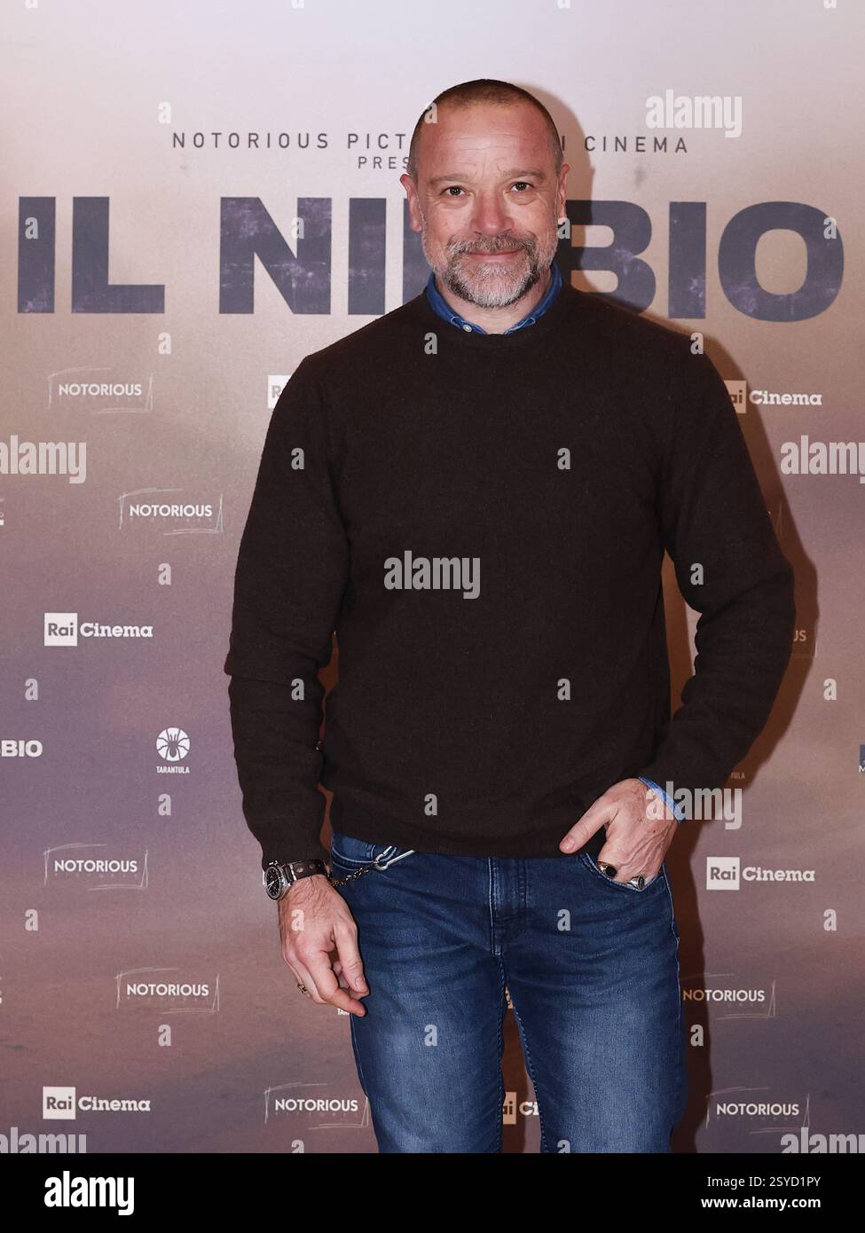 Rome, Italy. 28th Feb, 2025. Rome, auditorium Parco della Musica, photocall film "Il Nibbio". In ...