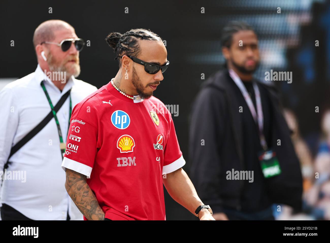 BAHRAIN, BAHRAIN - FEBRUARY 28: Lewis Hamilton of Great Britain and ...