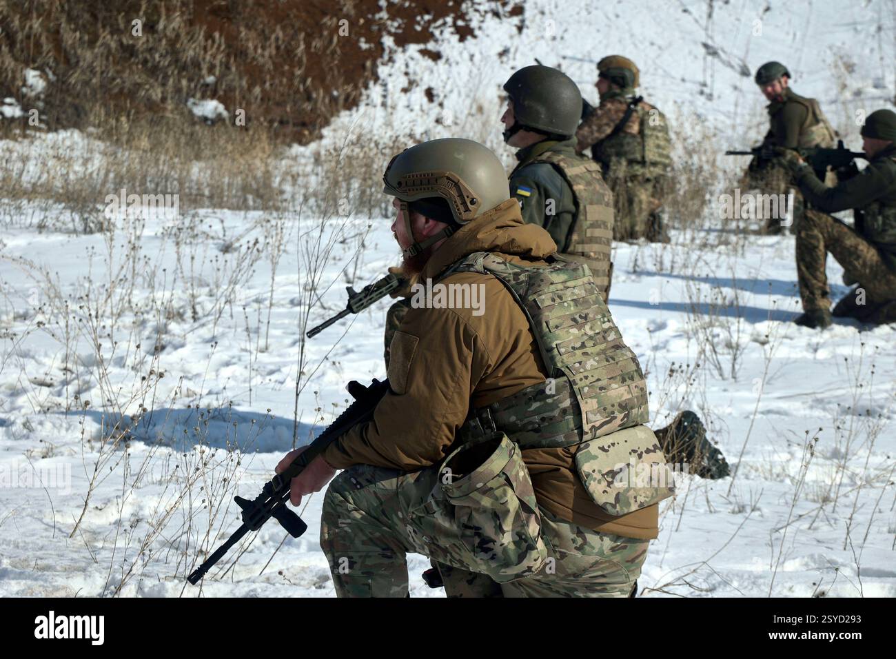 Infantrymen of the 13th Khartiia Operational Brigade of Ukraine’s ...