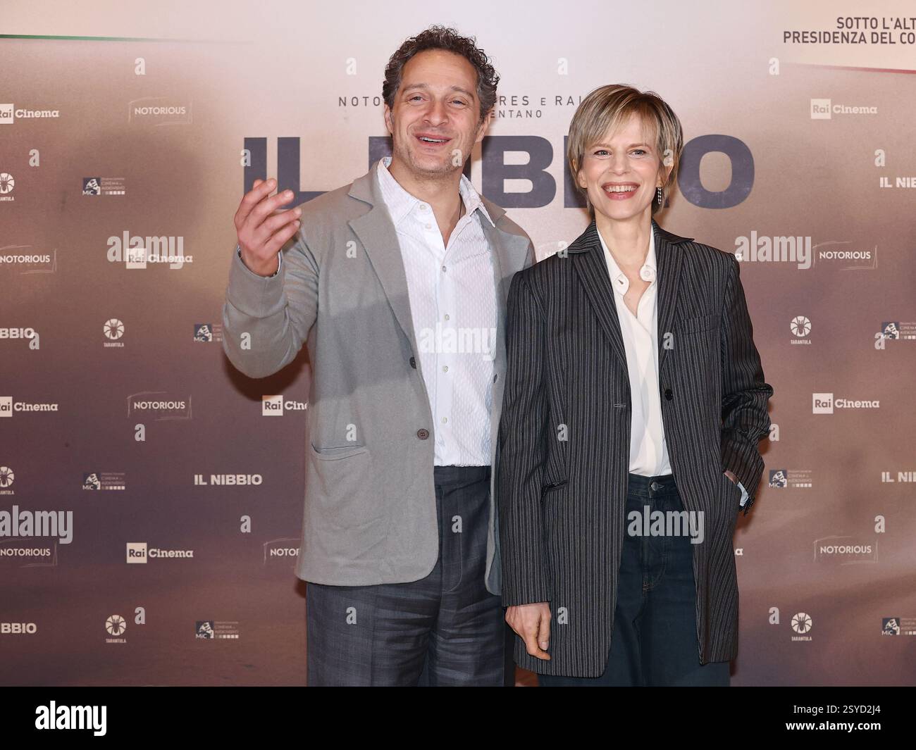 Rome, auditorium Parco della Musica, photocall film "Il Nibbio". In the ...