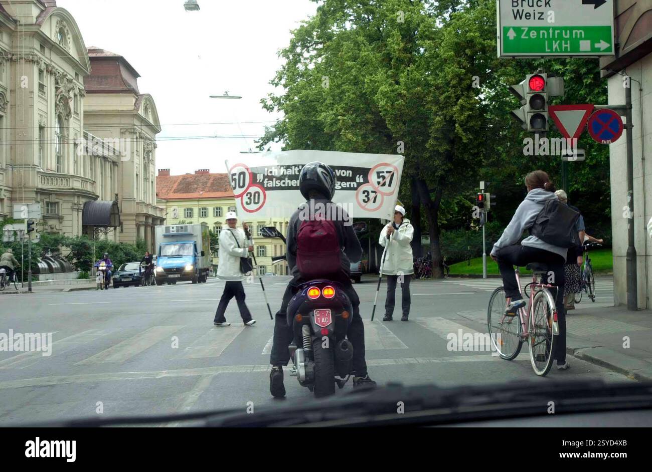 traffic calming in road traffic, slowing down speed for safety traffic ...