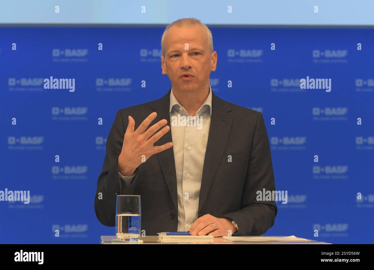 Deutschland, Ludwigshafen, 28.02.2025 Bilanzpressekonferenz der BASF SE ...