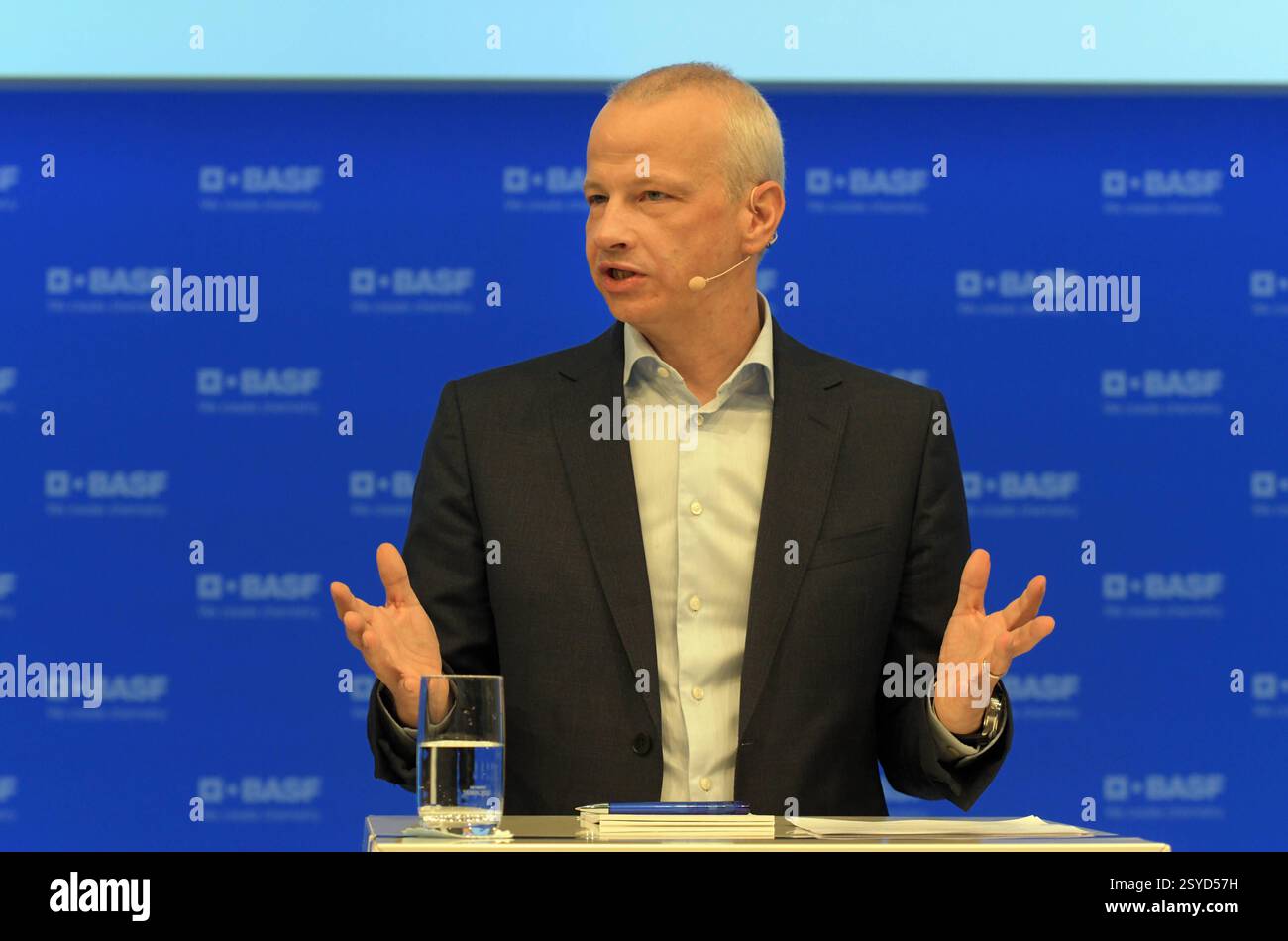 Deutschland, Ludwigshafen, 28.02.2025 Bilanzpressekonferenz der BASF SE ...