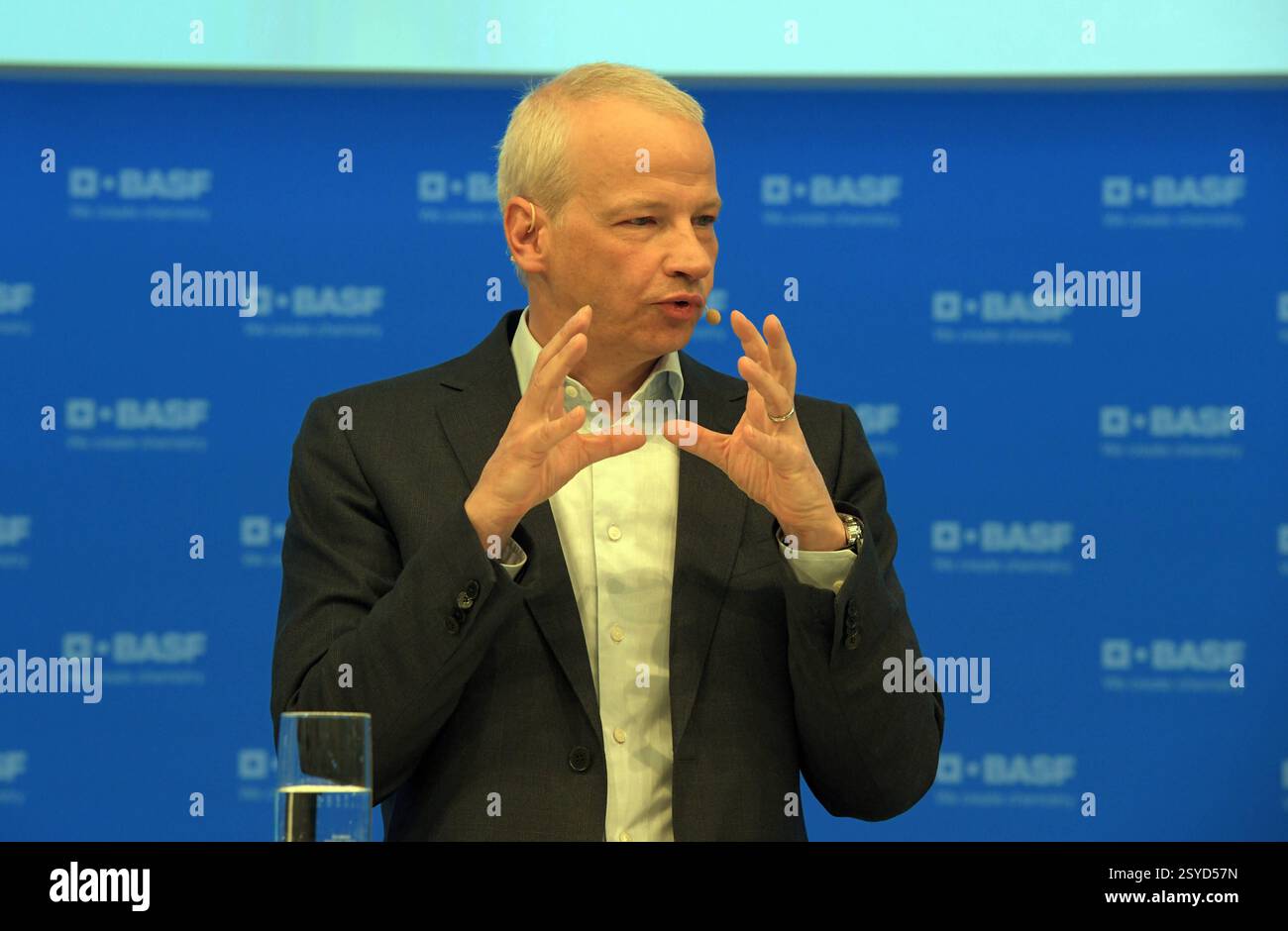 Deutschland, Ludwigshafen, 28.02.2025 Bilanzpressekonferenz der BASF SE ...