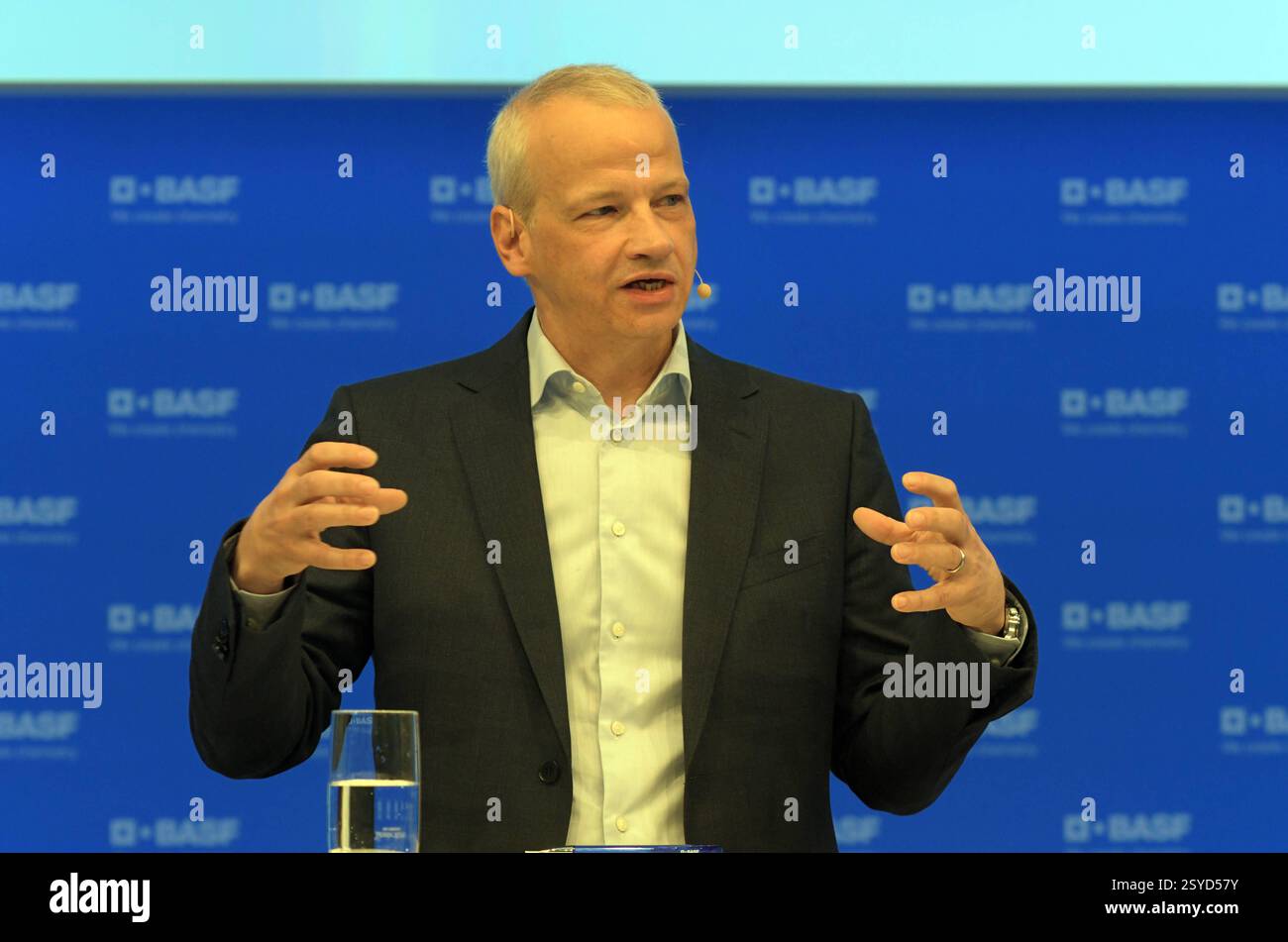 Deutschland, Ludwigshafen, 28.02.2025 Bilanzpressekonferenz der BASF SE ...
