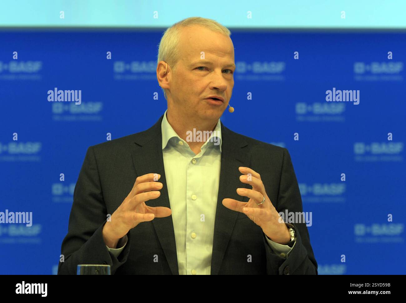 Deutschland, Ludwigshafen, 28.02.2025 Bilanzpressekonferenz der BASF SE ...
