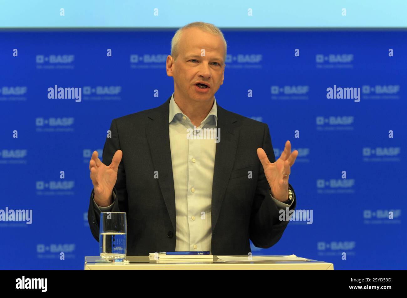 Deutschland, Ludwigshafen, 28.02.2025 Bilanzpressekonferenz der BASF SE ...