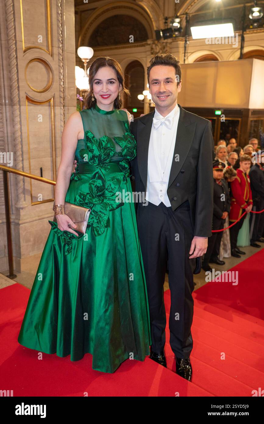 at the Vienna State Opera in Vienna, Austria. , . on 27 February 2025 ...
