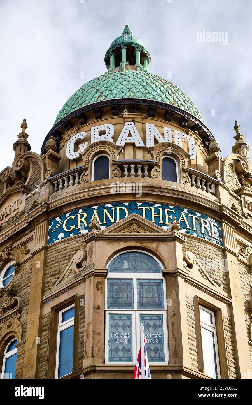 The Grand Theatre,Blackpool,UK after building work carried out in 2024-25 Stock Photo - Alamy