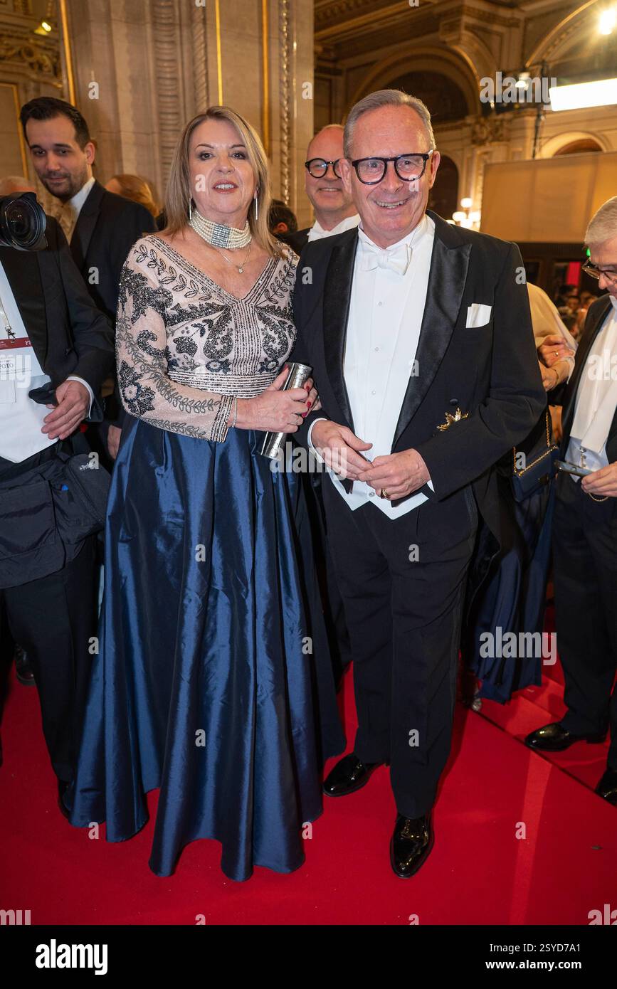 at the Vienna State Opera in Vienna, Austria. , . on 27 February 2025 ...
