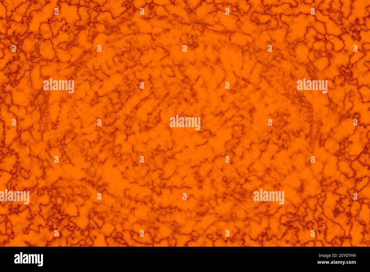 Granite texture with dominant orange color with black abstract lines ...