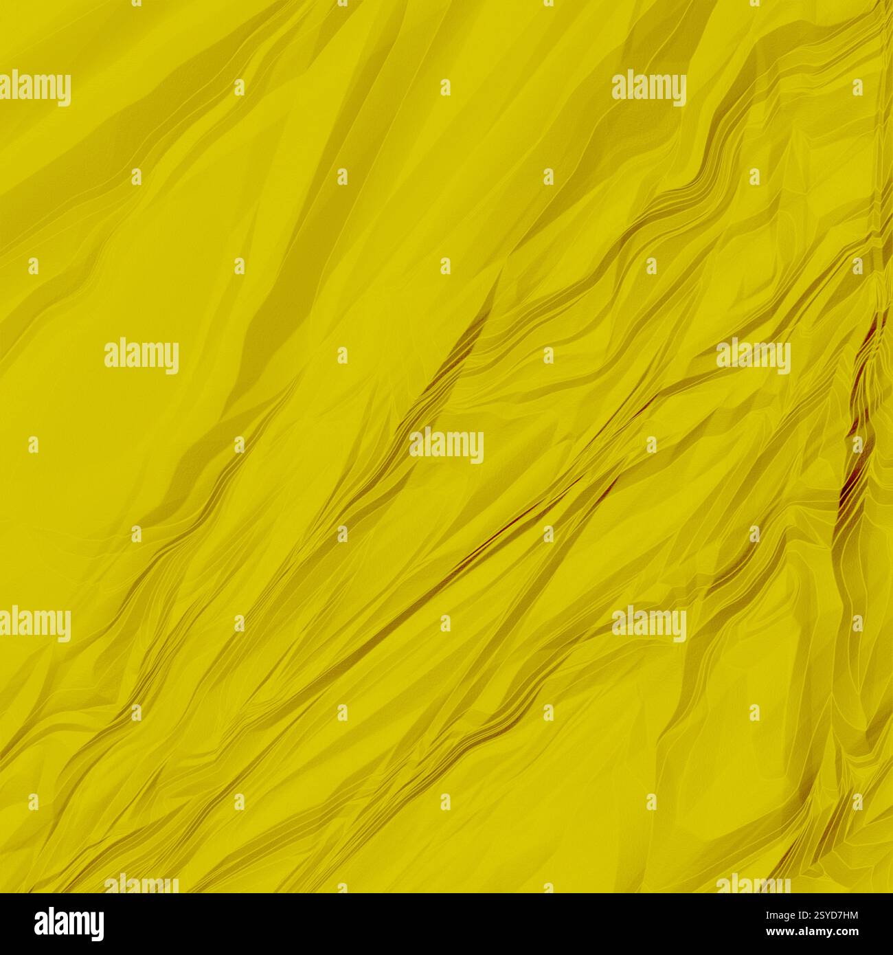 The crumpled texture of the gold plastic looks like it has been pulled ...