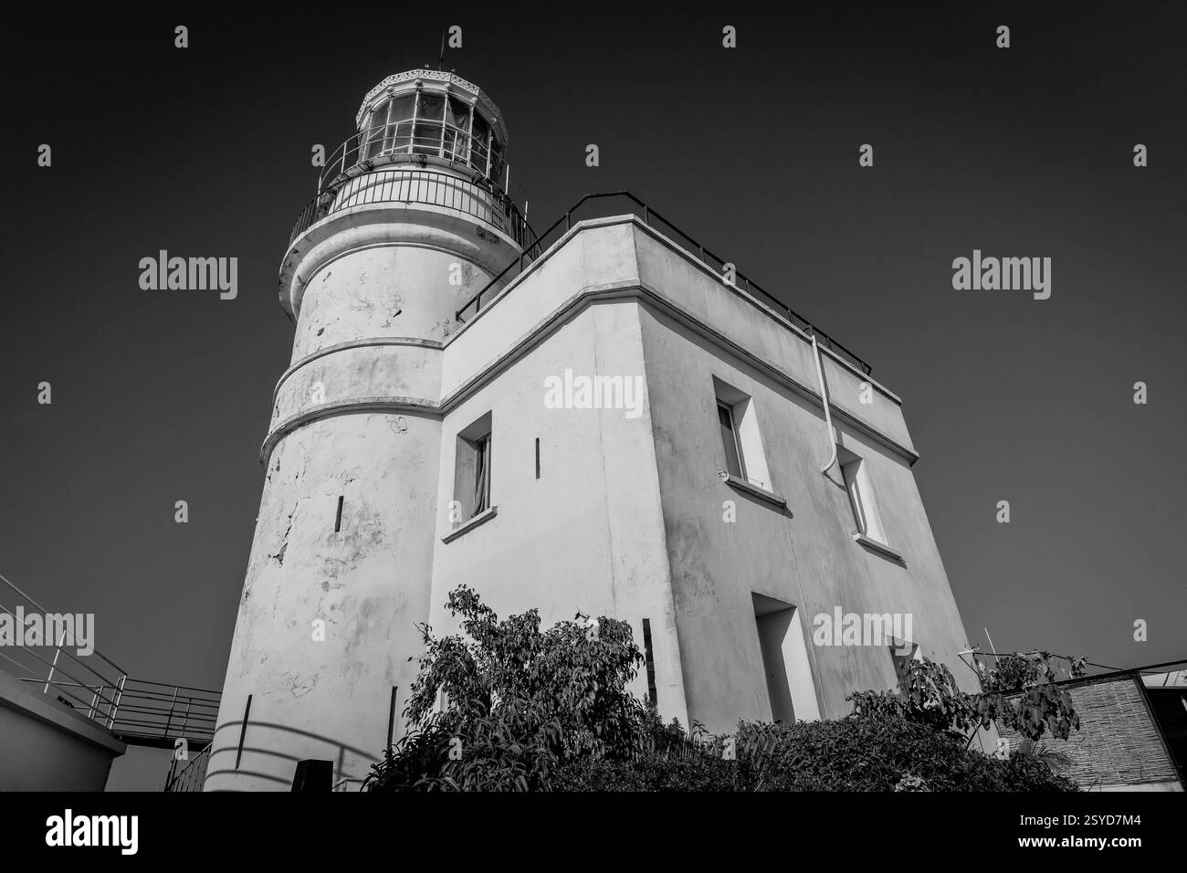 Phare des Mamelles lighthouse in the Dakar city downtown Senegal Stock ...