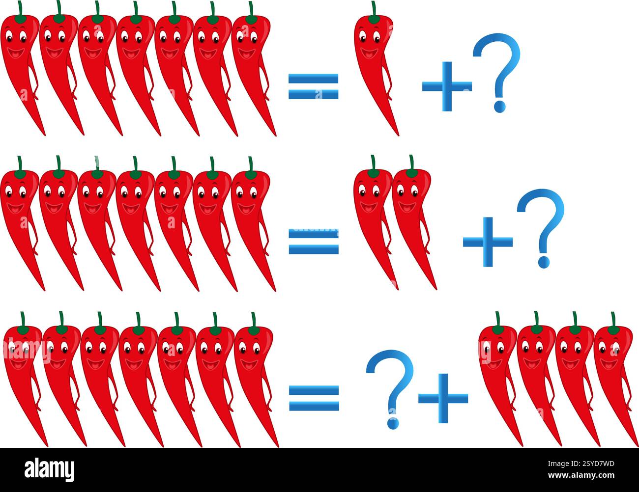 Educational games for children, on the composition of the seven ...