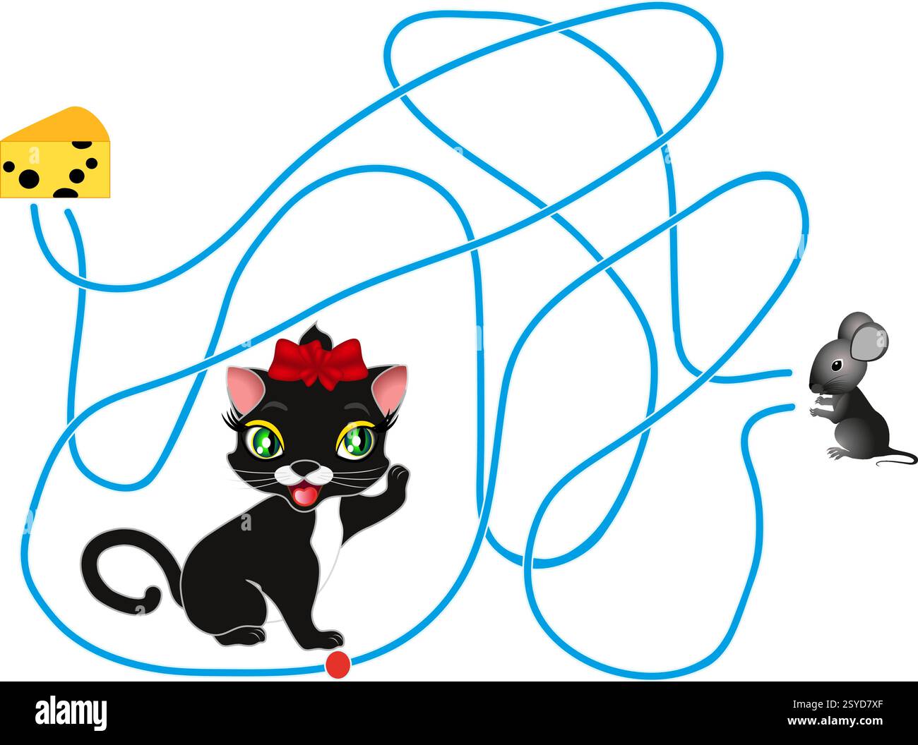 Maze game for kids Stock Vector Image & Art - Alamy