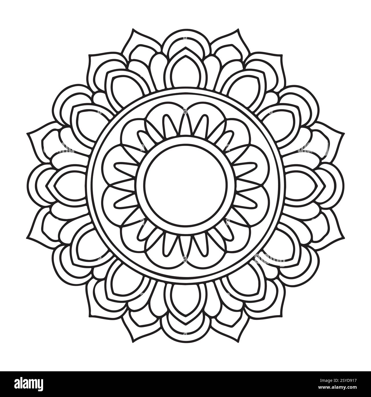 Mandela design silhouette image Stock Vector Image & Art - Alamy