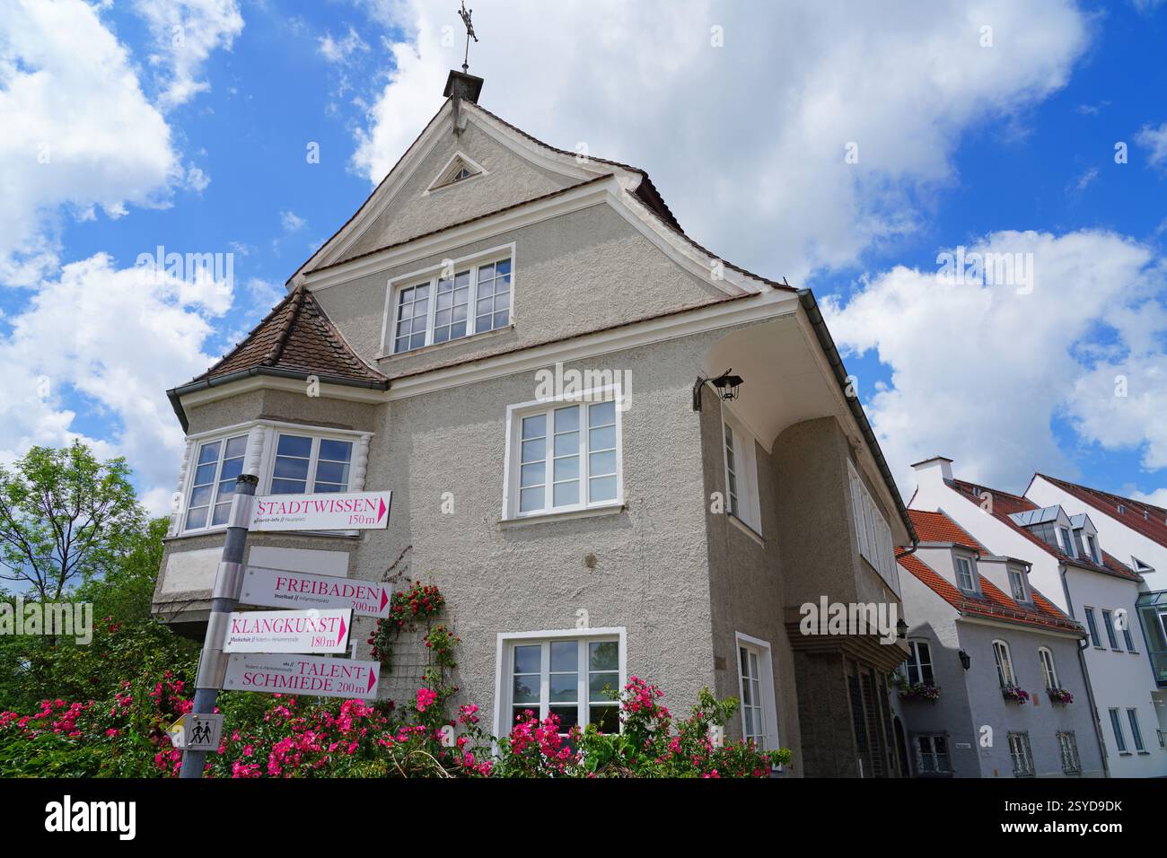 LANDSBERG AM LECH, GERMANY – View of Landsberg am Lech, a medieval town ...