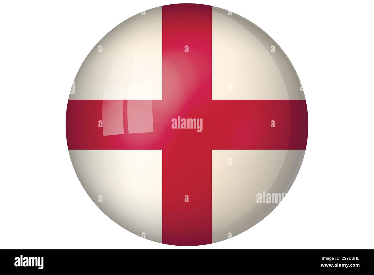 Flag of England. English national symbol in official colors. Template ...