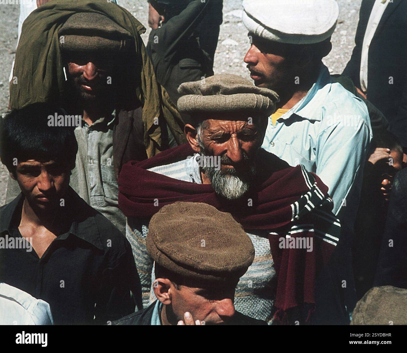 a group of Pashtun men wearing woolen hats Stock Photo - Alamy