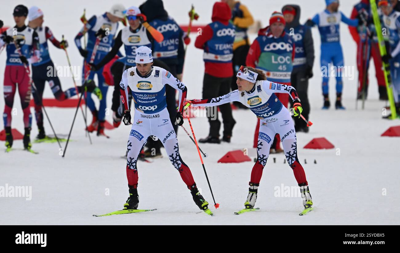 Trondheim, Norway. 28th Feb, 2025. Nordic skiing: World Championships ...