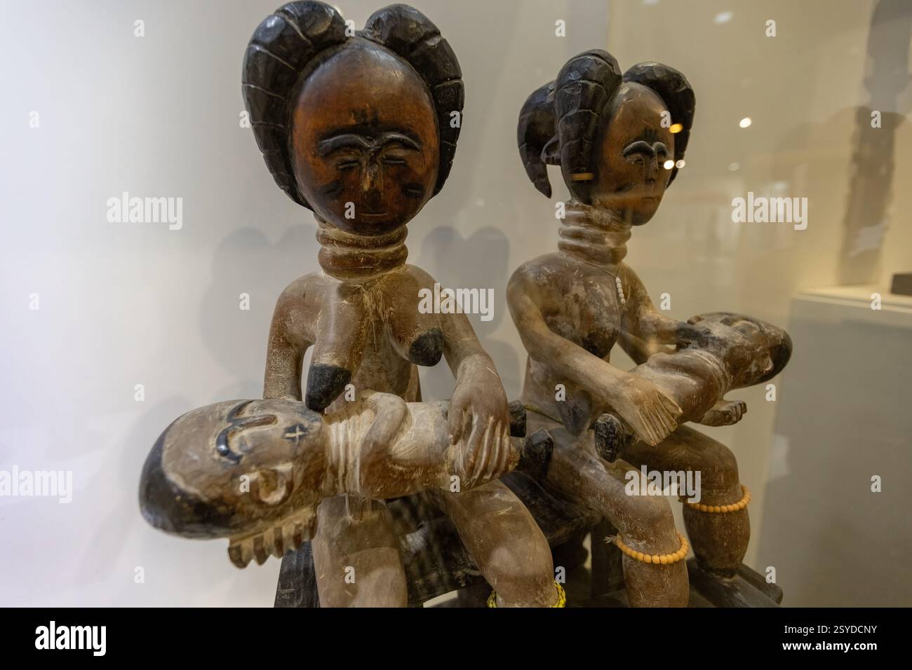 Old African wooden figurine used for tribal dance and rituals in ...