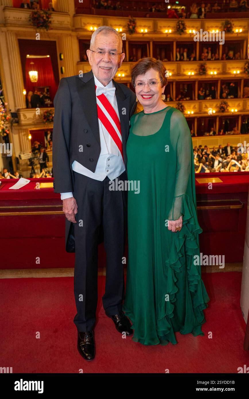 at the Vienna State Opera in Vienna, Austria. , . on 27 February 2025 ...