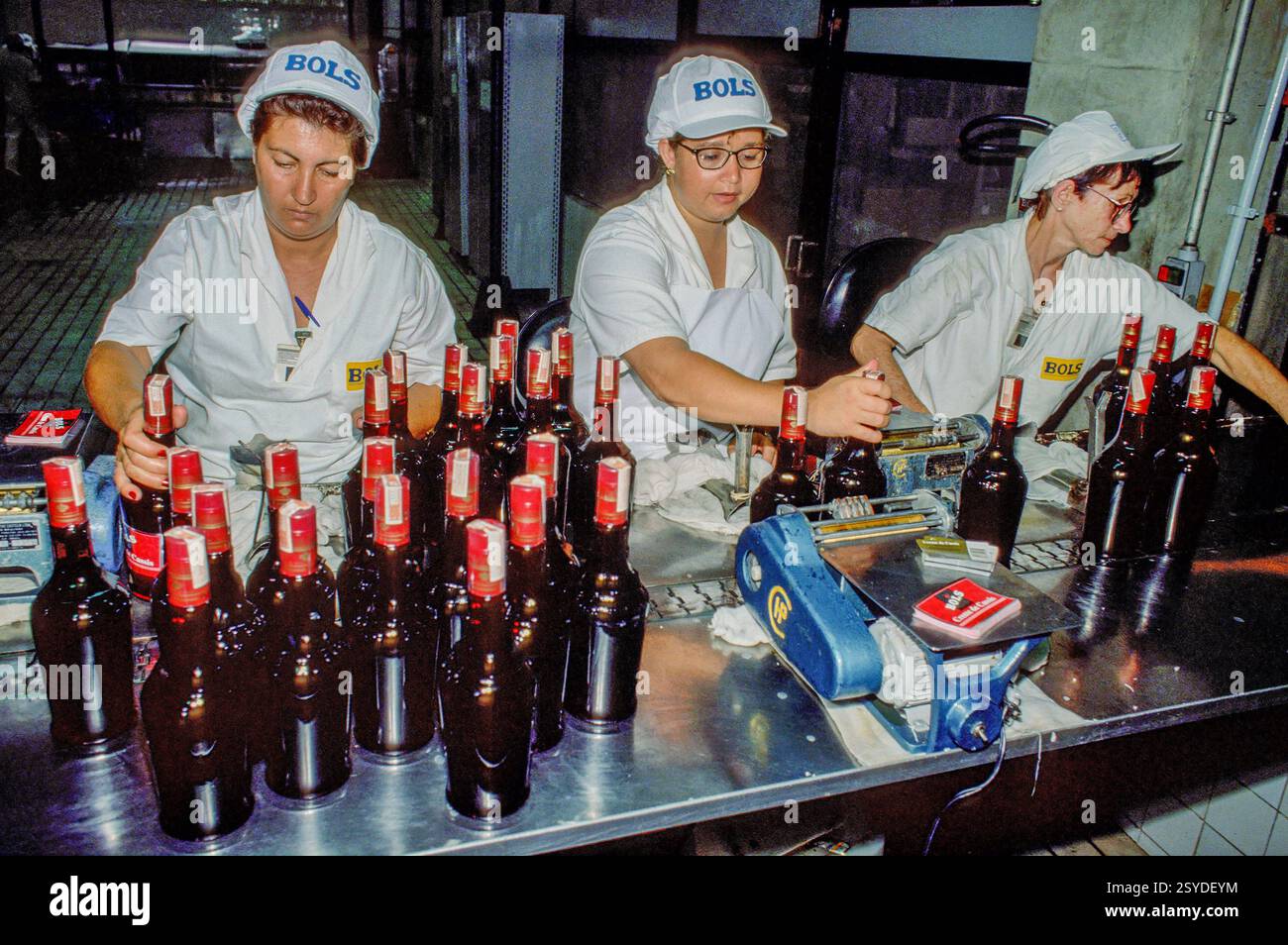 Brazil, Sao Paulo industrial region. Factory workers in the production ...