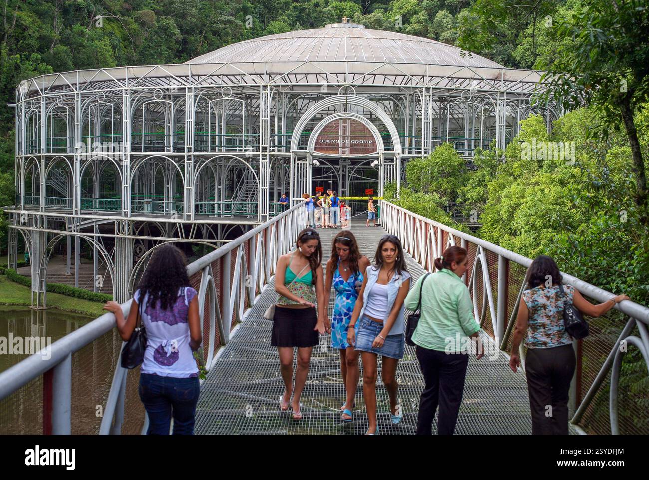 Brazil, the Ópera de Arame or the Wire Opera is a theatre house located ...