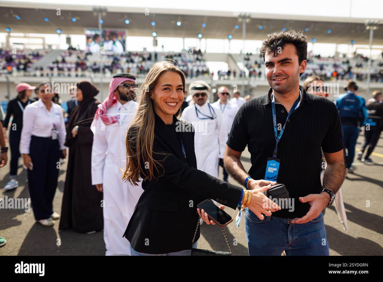 LauraB portrait during grid during the, Qatar. , . FIA World Endurance ...