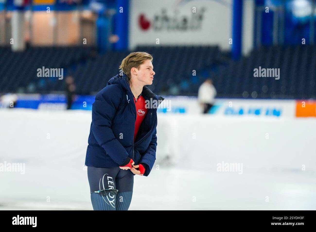 HEERENVEEN, NETHERLANDS - FEBRUARY 28: Finn Elias Haneberg of Norway ...