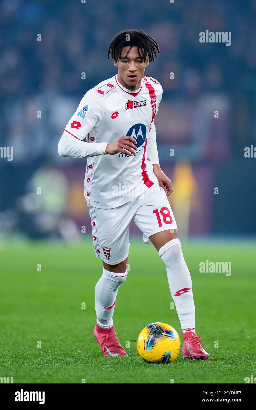 Rome, Italy. 24th Feb, 2025. Kevin Zeroli of AC Monza during the Serie ...