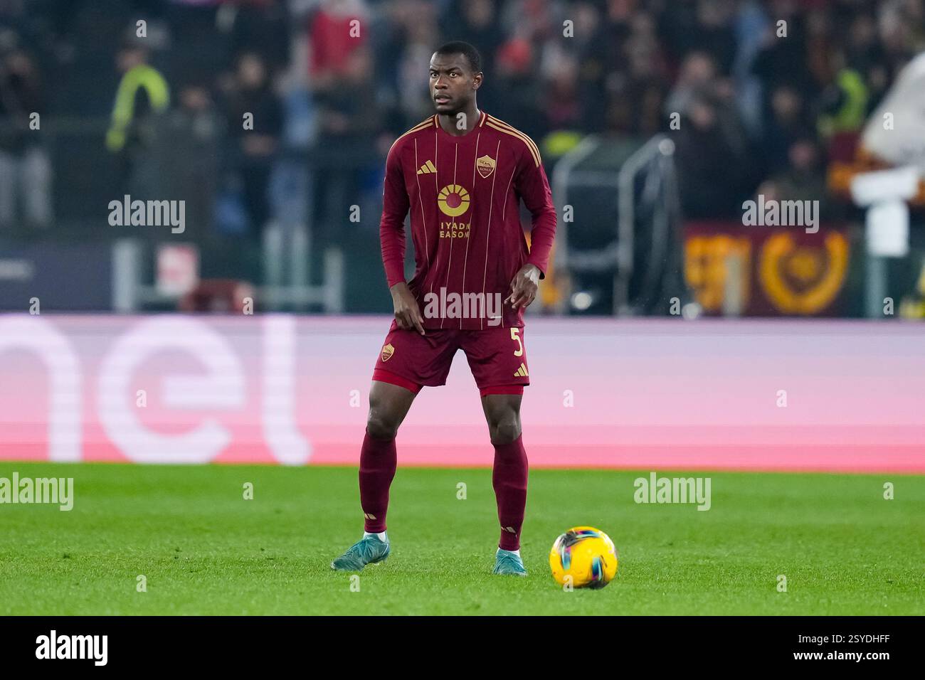 Rome, Italy. 24th Feb, 2025. Evan Ndicka of AS Roma during the Serie A ...