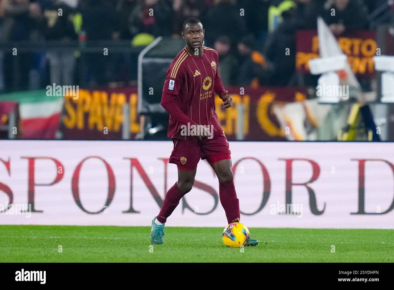 Rome, Italy. 24th Feb, 2025. Evan Ndicka of AS Roma during the Serie A ...