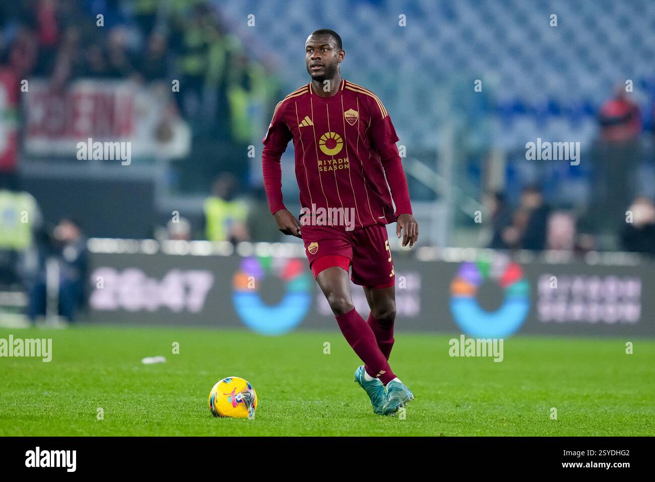 Rome, Italy. 24th Feb, 2025. Evan Ndicka of AS Roma during the Serie A ...