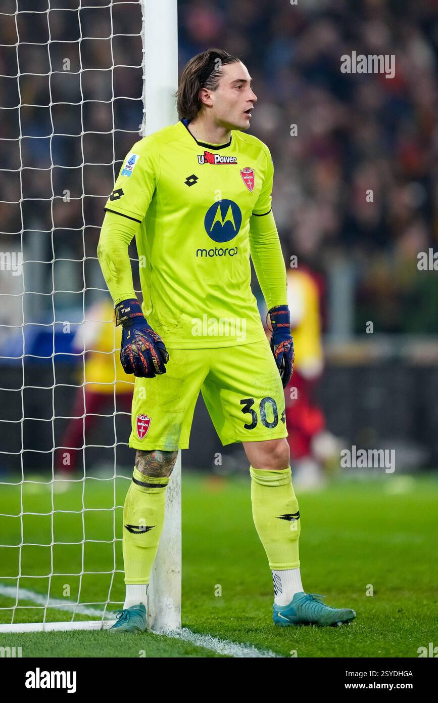 Rome, Italy. 24th Feb, 2025. Stefano Turati of AC Monza looks on during ...