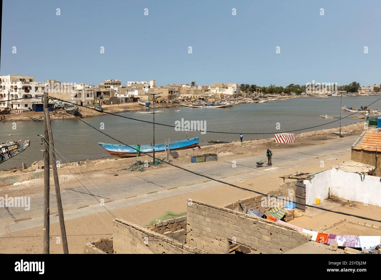 Old town St. Louis UNESCO Heritage site in Senegal Stock Photo - Alamy