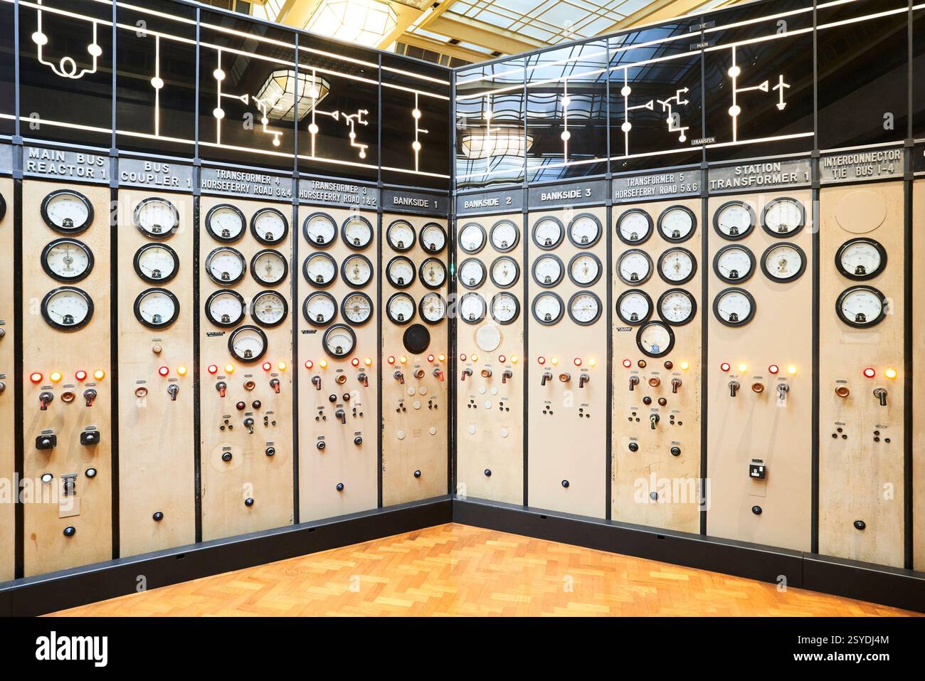 Control Room A at Battersea Power Station, London, UK Stock Photo - Alamy