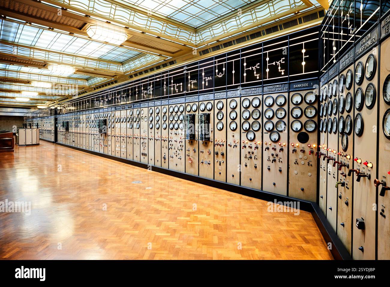 Control Room A at Battersea Power Station, London, UK Stock Photo - Alamy