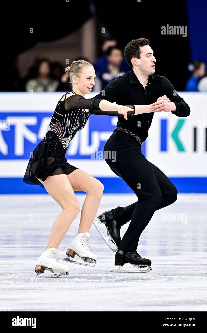 Polina POLMAN & Gabriel RENOLDI (ITA), during Junior Pairs Short ...