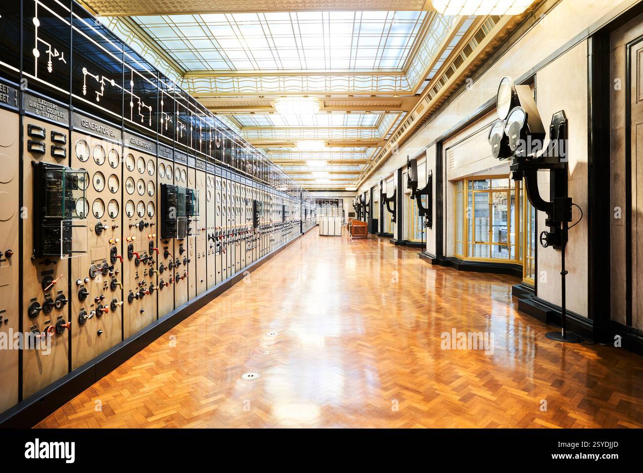 Control Room A at Battersea Power Station, London, UK Stock Photo - Alamy