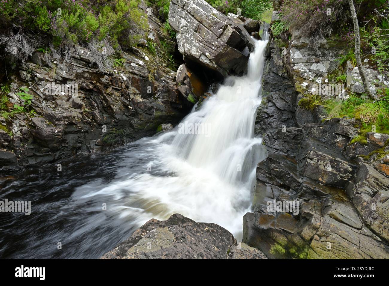 Waterfall in Scotland Stock Photo - Alamy