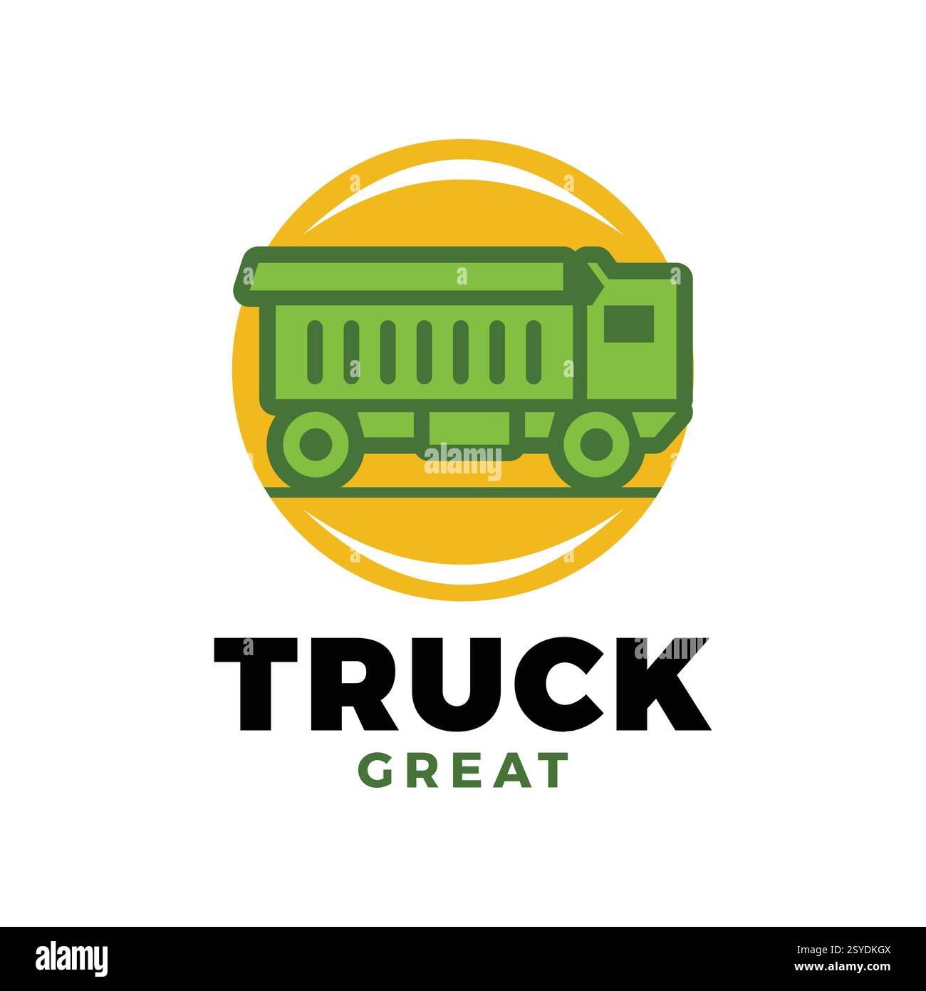 garbage truck icon logo design template Stock Vector Image & Art - Alamy
