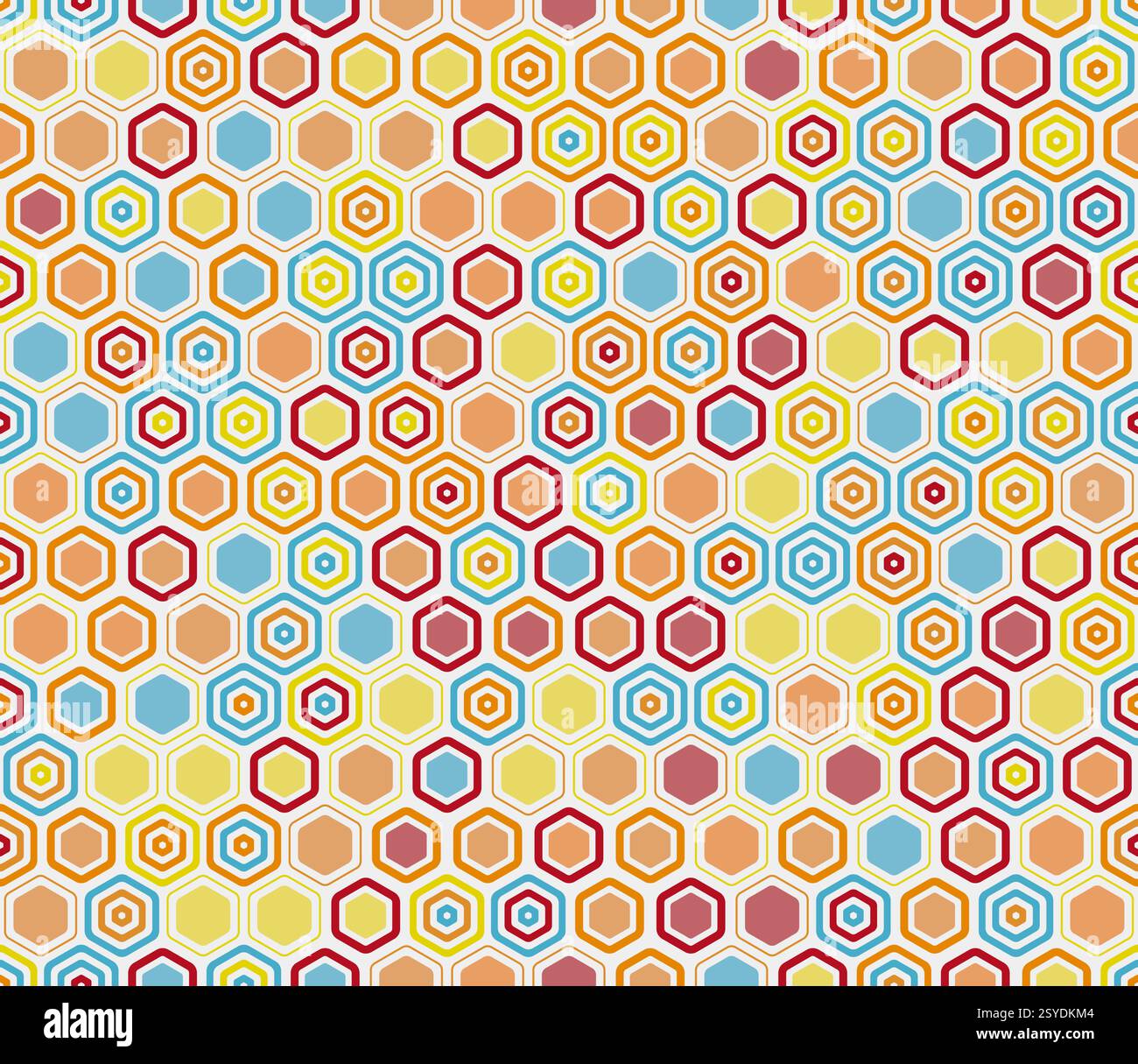 Honeycomb hexagon cells background. Geometric shapes of varied style and color. Hexagon cells ...