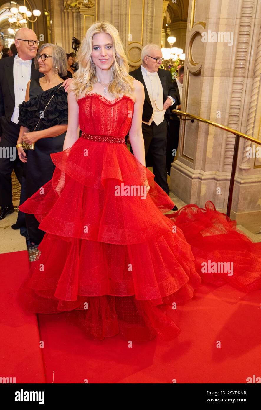 at the Vienna State Opera in Vienna, Austria. , . on 27 February 2025 ...